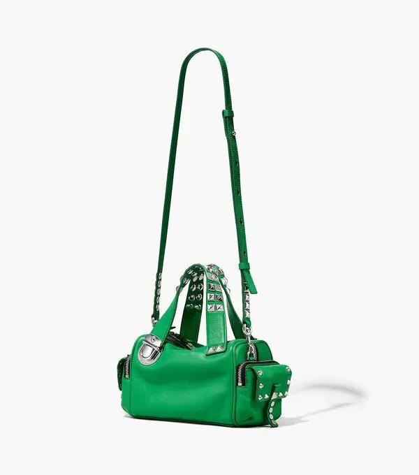 Marc Jacobs The Studded Pushlock Mini Satchel - Fern Green